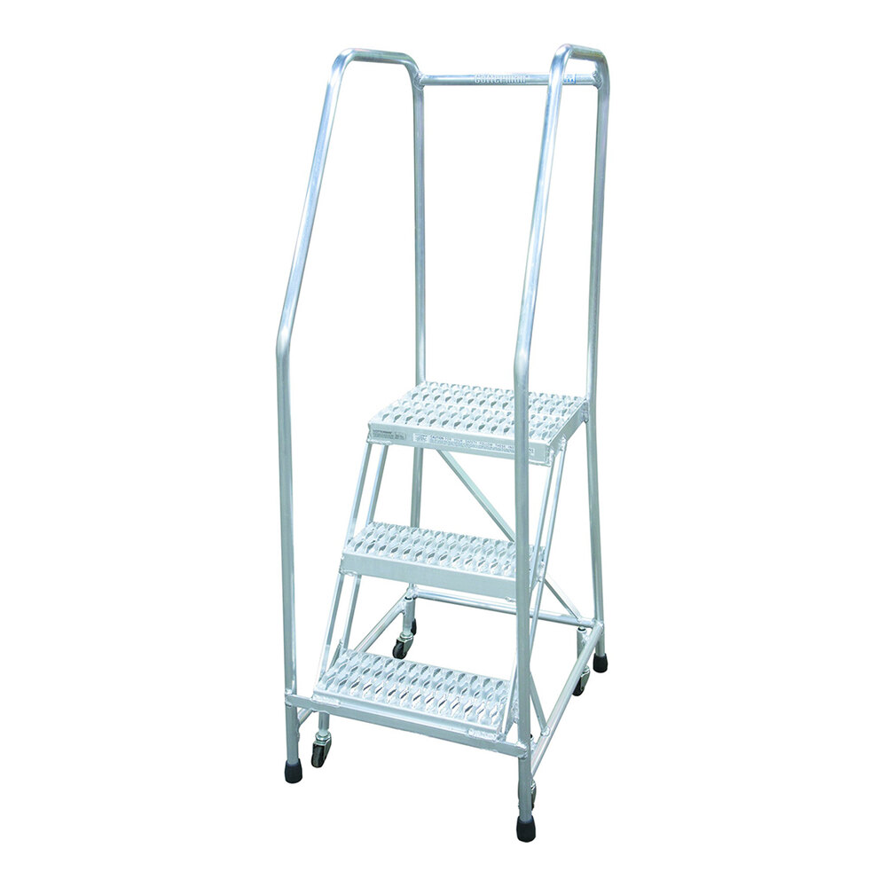Cotterman Series A 24" x 14" x 60" 3-Step Welded Aluminum Rolling ...