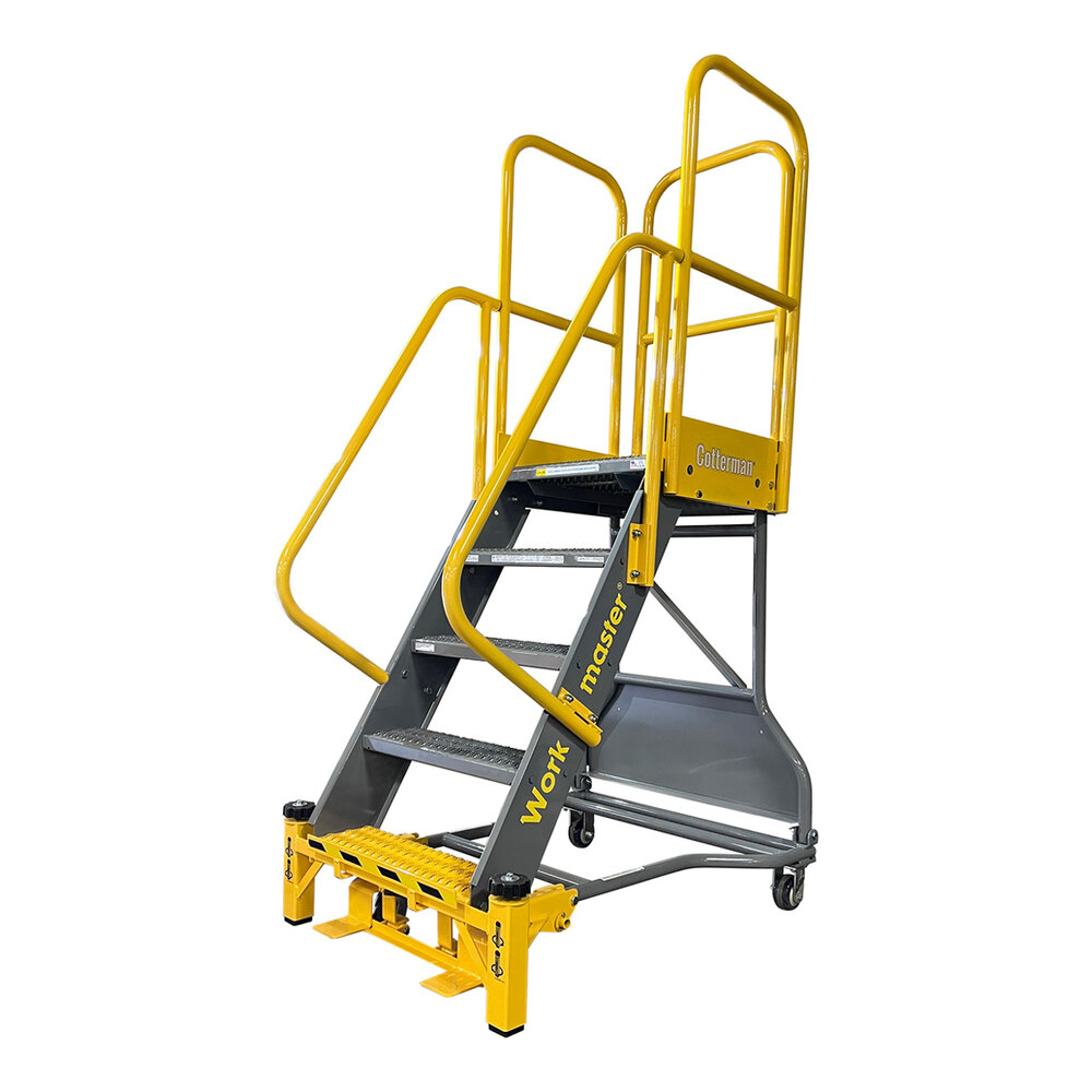 Cotterman Workmaster 24" x 24" x 122" 8-Step Super-Duty Powder-Coated ...