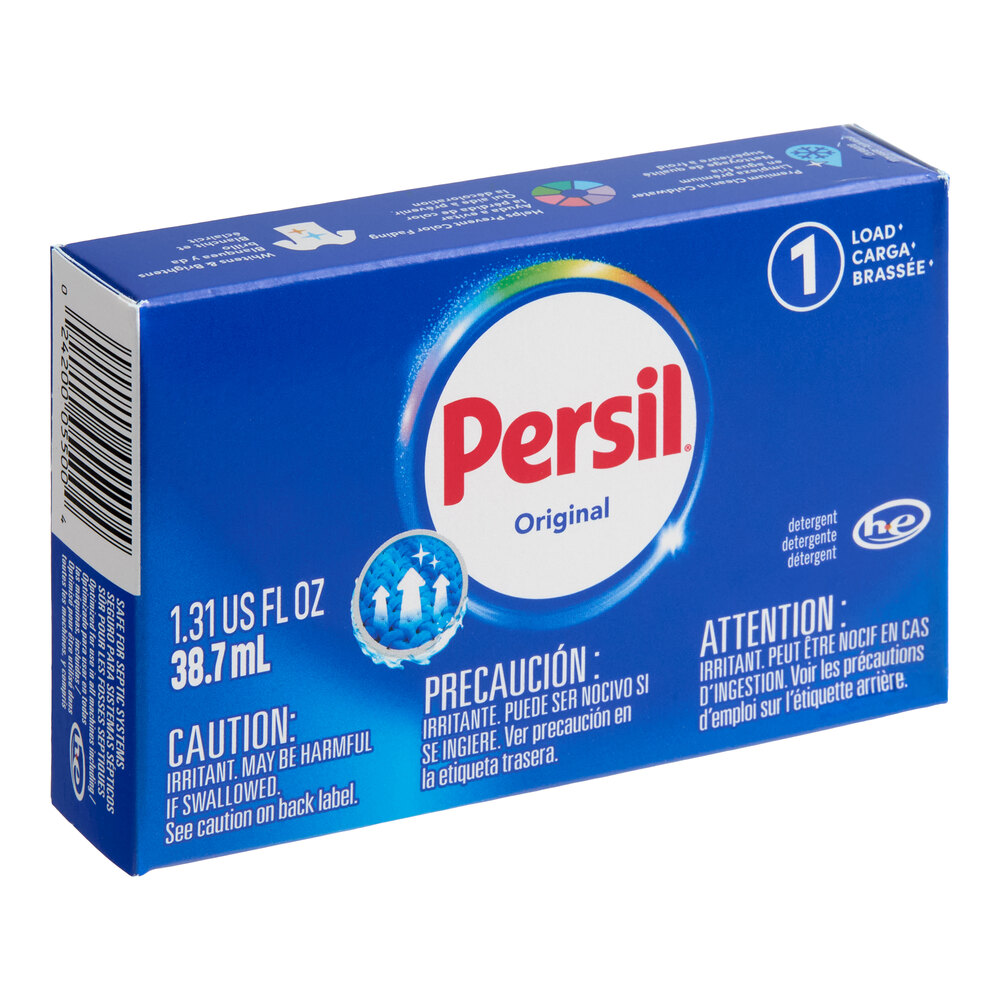 Persil Original Coin Vend Liquid Laundry Detergent Single Load Box ...