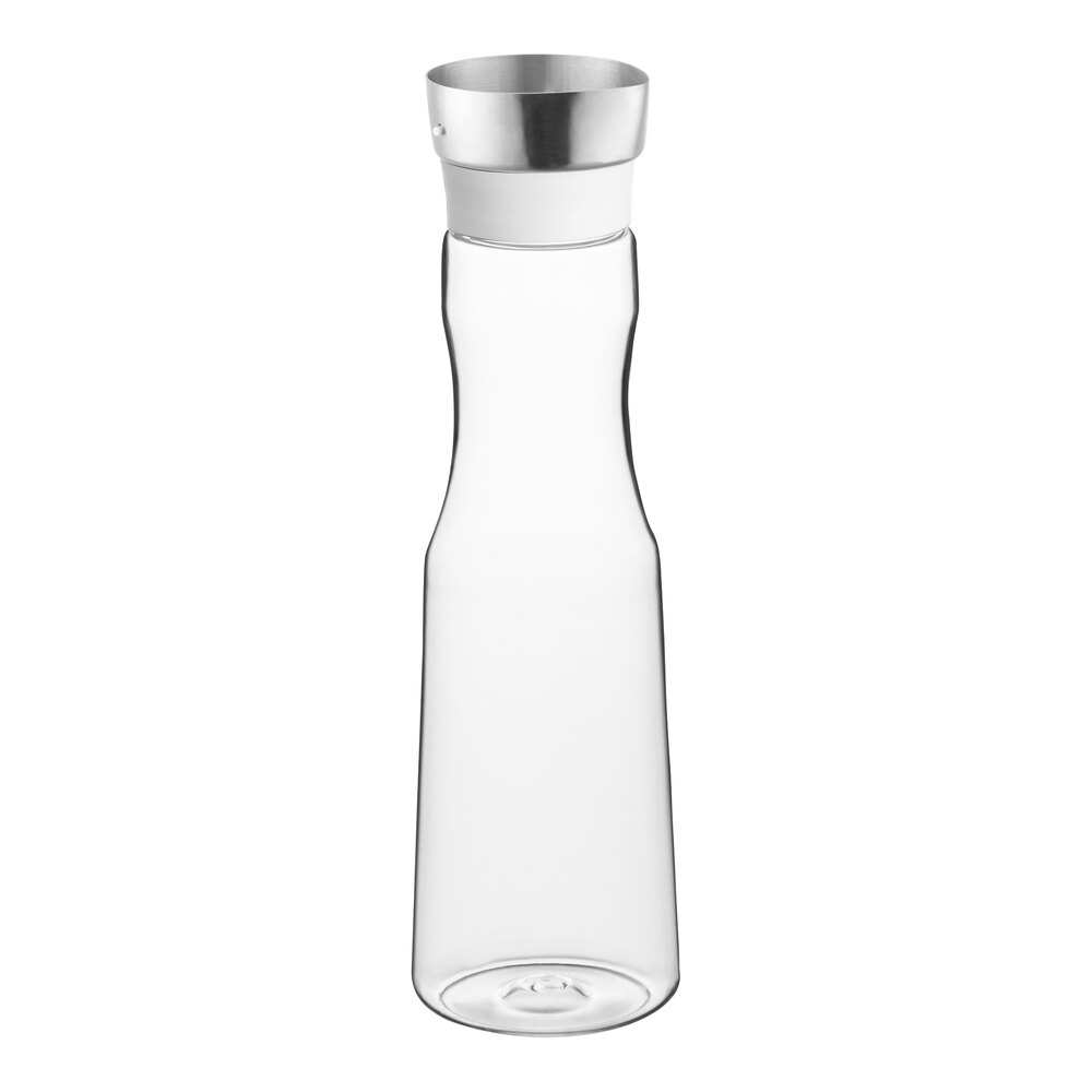 Cal-Mil 51 oz. Clear Polycarbonate Carafe with Stainless Steel Lid 3551 ...