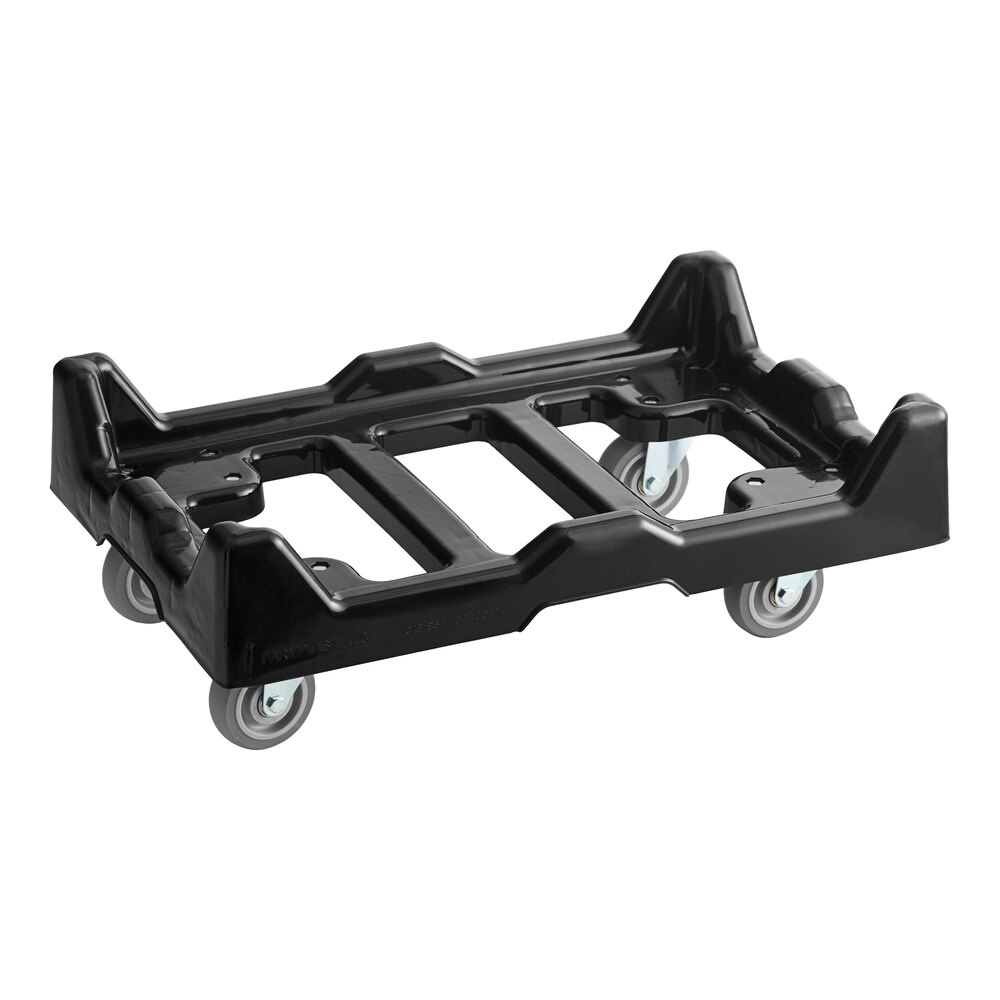 Choice 28" x 18" x 9 1/2" 1,000 lb. Black Tote Dolly
