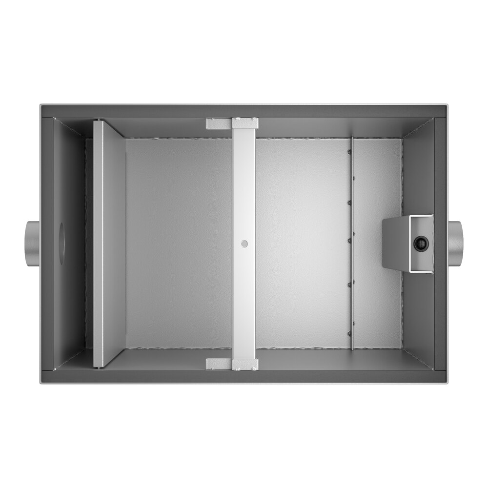 50 lb. 25 GPM Grease Trap with 3" Non-Threaded Connections - Non-PDI ...