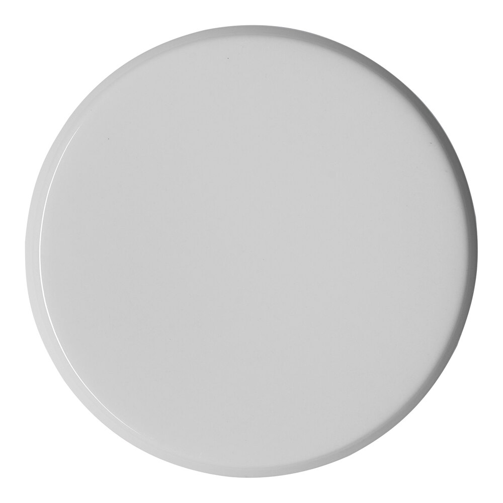 Ariane Slide 6 5/16" Ivory Round Porcelain Coupe Plate - 6/Case