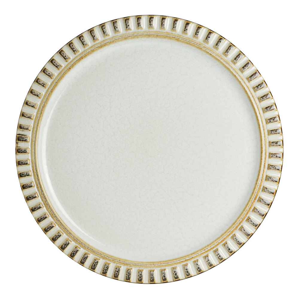 Robert Gordon Adelaide from Steelite International 10 3/8" Round Birch Porcelain Plate - 12/Case