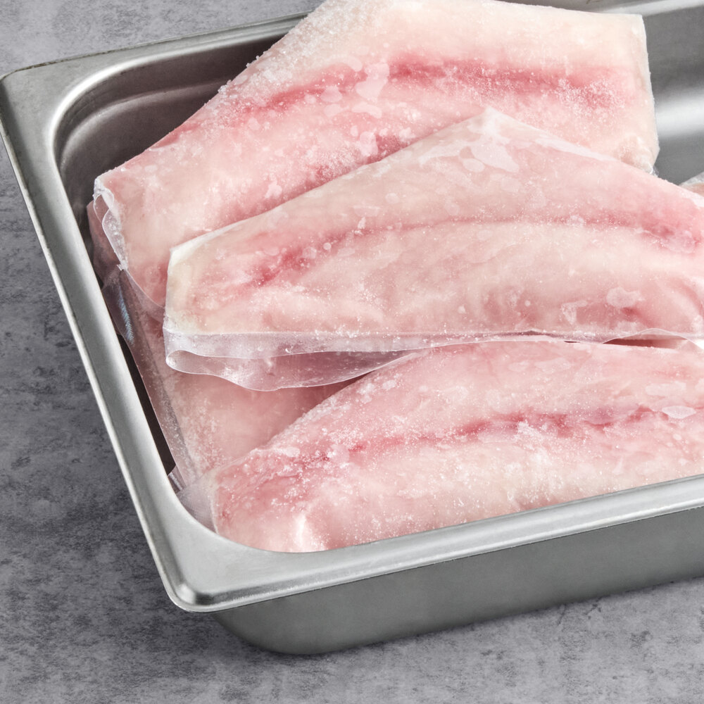8-10 oz. Skinless Grouper Fillet Portions 10 lb.