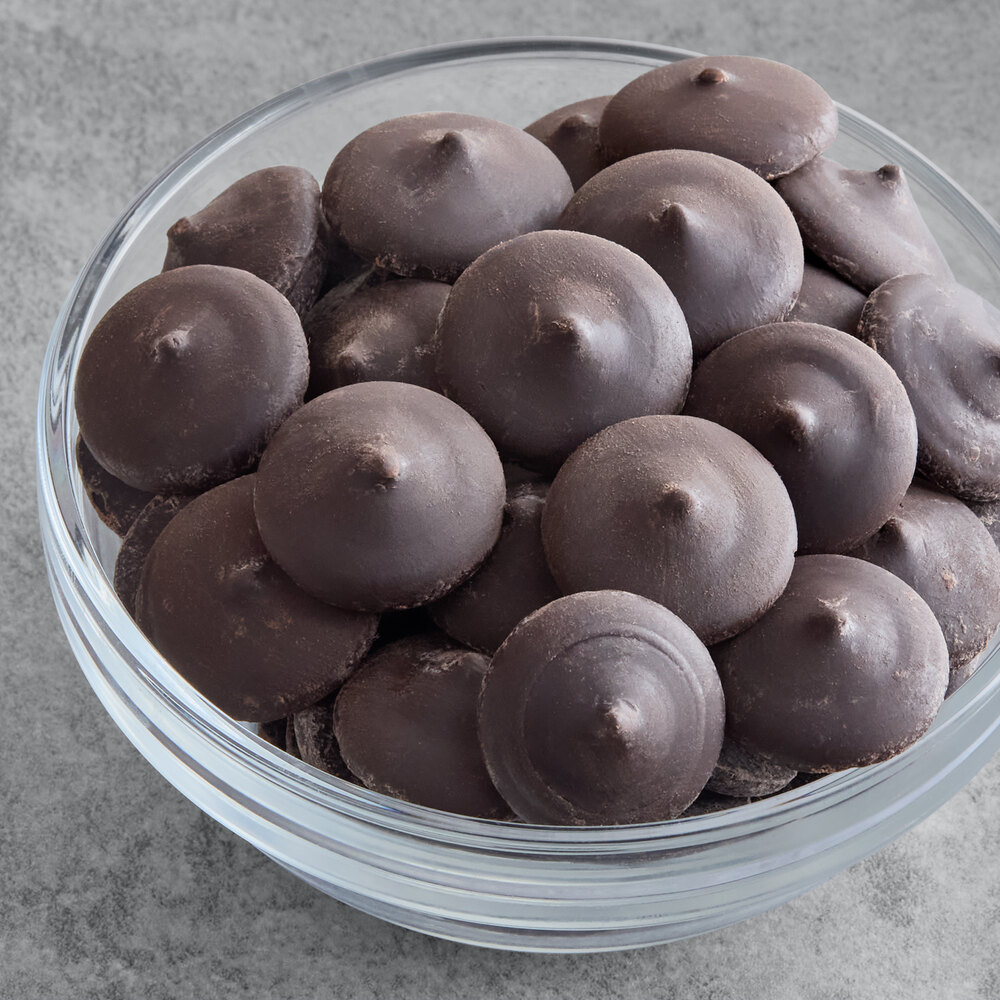 Guittard Dark Dutched Chocolate Compound Coating Wafers 25 lb.