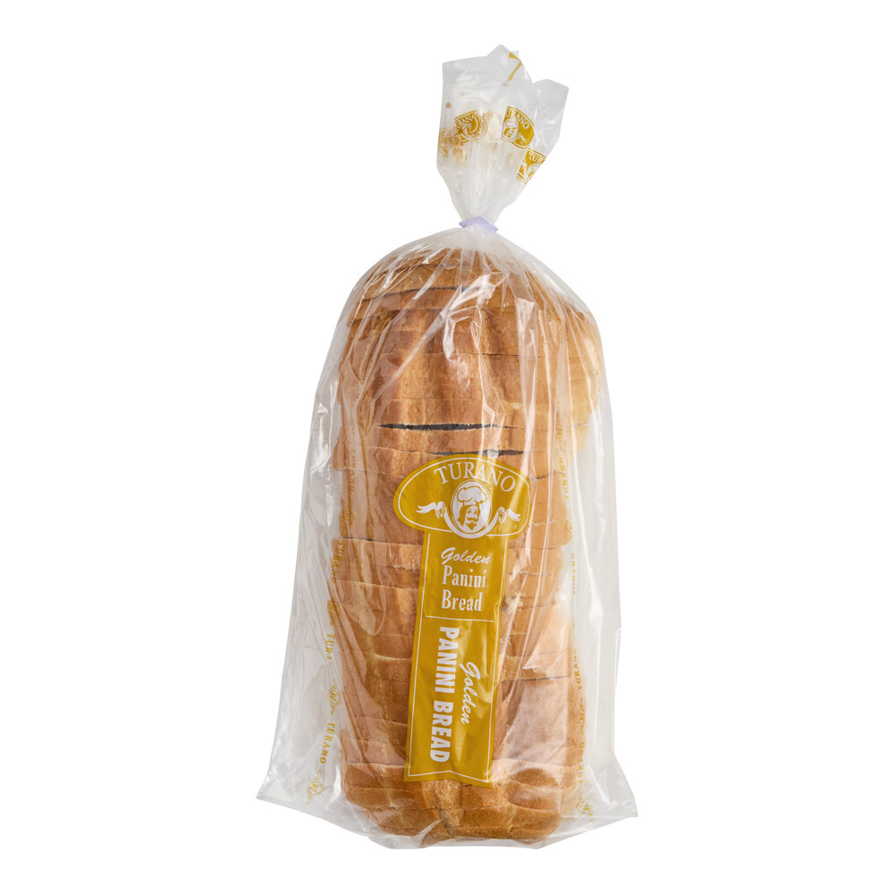 Turano Sliced Golden Panini Bread 48 oz. - 6/Case