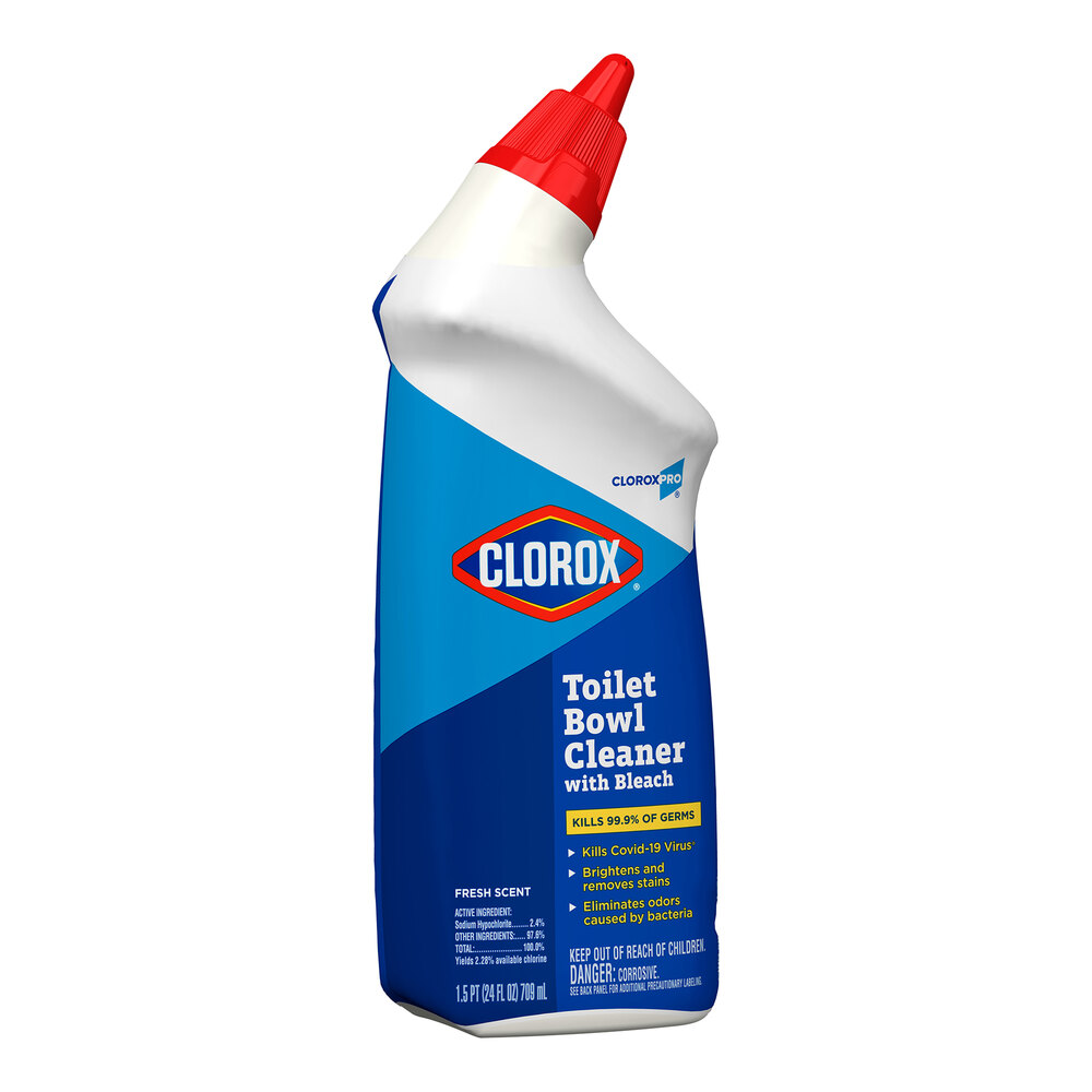 CloroxPro Clorox CLO00031EA 24 oz. Fresh Scent Toilet Bowl Cleaner with ...