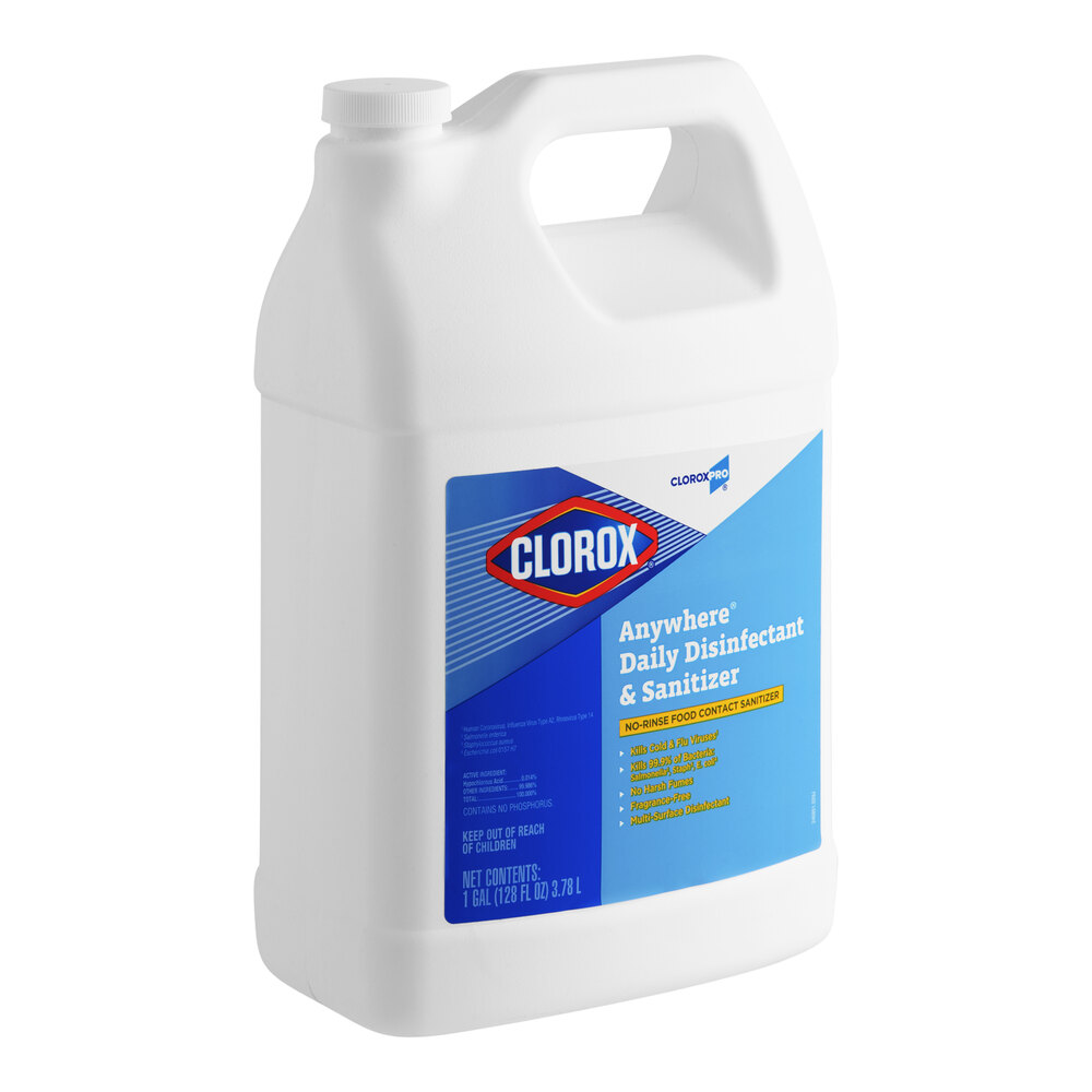 CloroxPro Clorox Anywhere CLO31651 1 Gallon Daily Disinfectant and Food ...