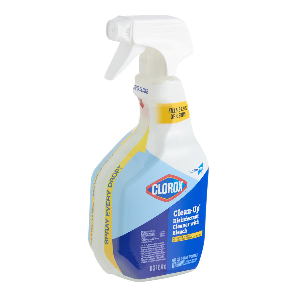 CloroxPro Clorox Clean-Up CLO35417CT 32 oz. Disinfectant Cleaner with ...