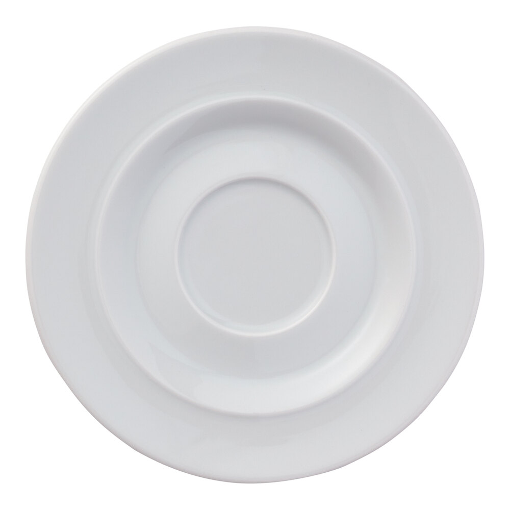 Reserve by Libbey Parisian 6 5/16" Porcelain Saucer - 24/Case