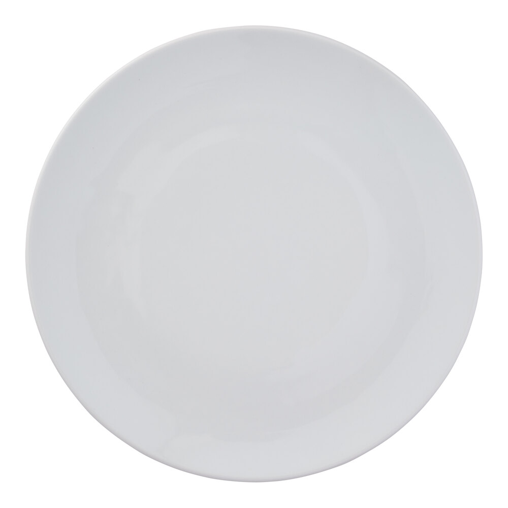 Reserve by Libbey Parisian 10 1/4" Round Porcelain Coupe Plate - 12/Case