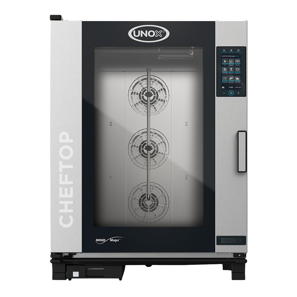 Unox XAVC-10FS-GPRM CHEFTOP MIND.Maps COUNTERTOP PLUS Natural Gas 10 ...