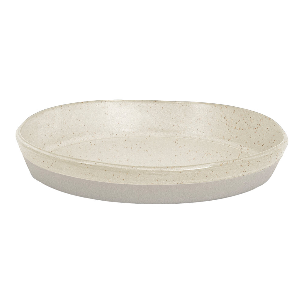 Front of the House Mezze® 36 oz. Sesame Two-Tone Round Porcelain Bowl ...