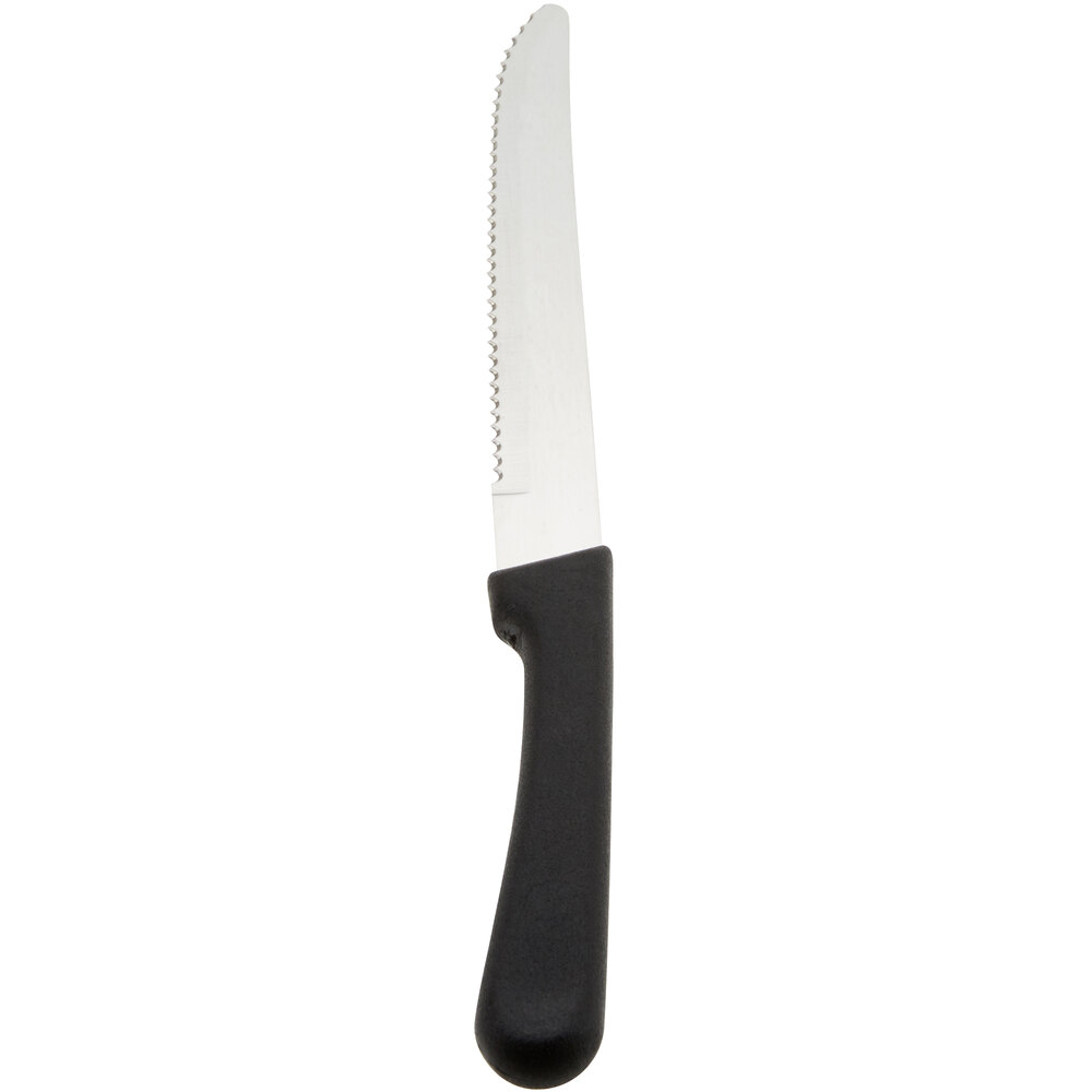 American Metalcraft KNF2 5" Stainless Steel Steak Knife with Plastic ...