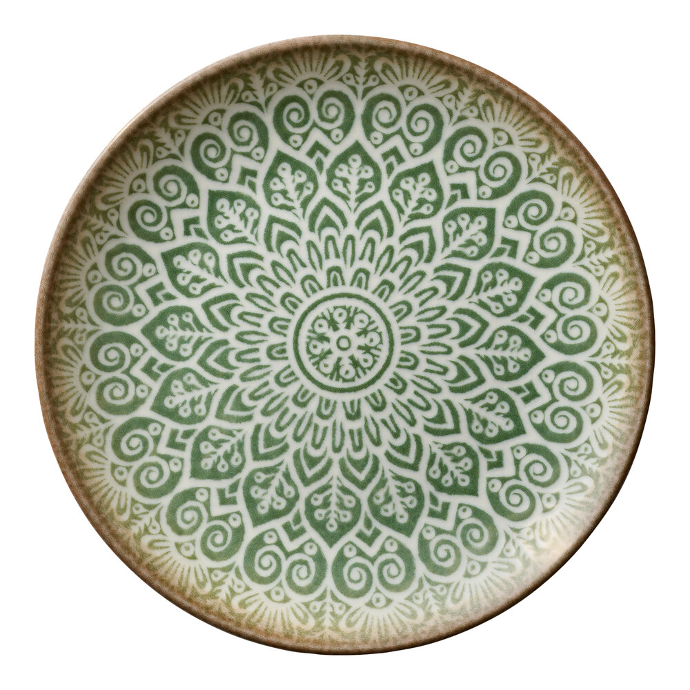 Heart & Soul Soulmate 9 7/8" Round Jade Porcelain Coupe Plate - 6/Case
