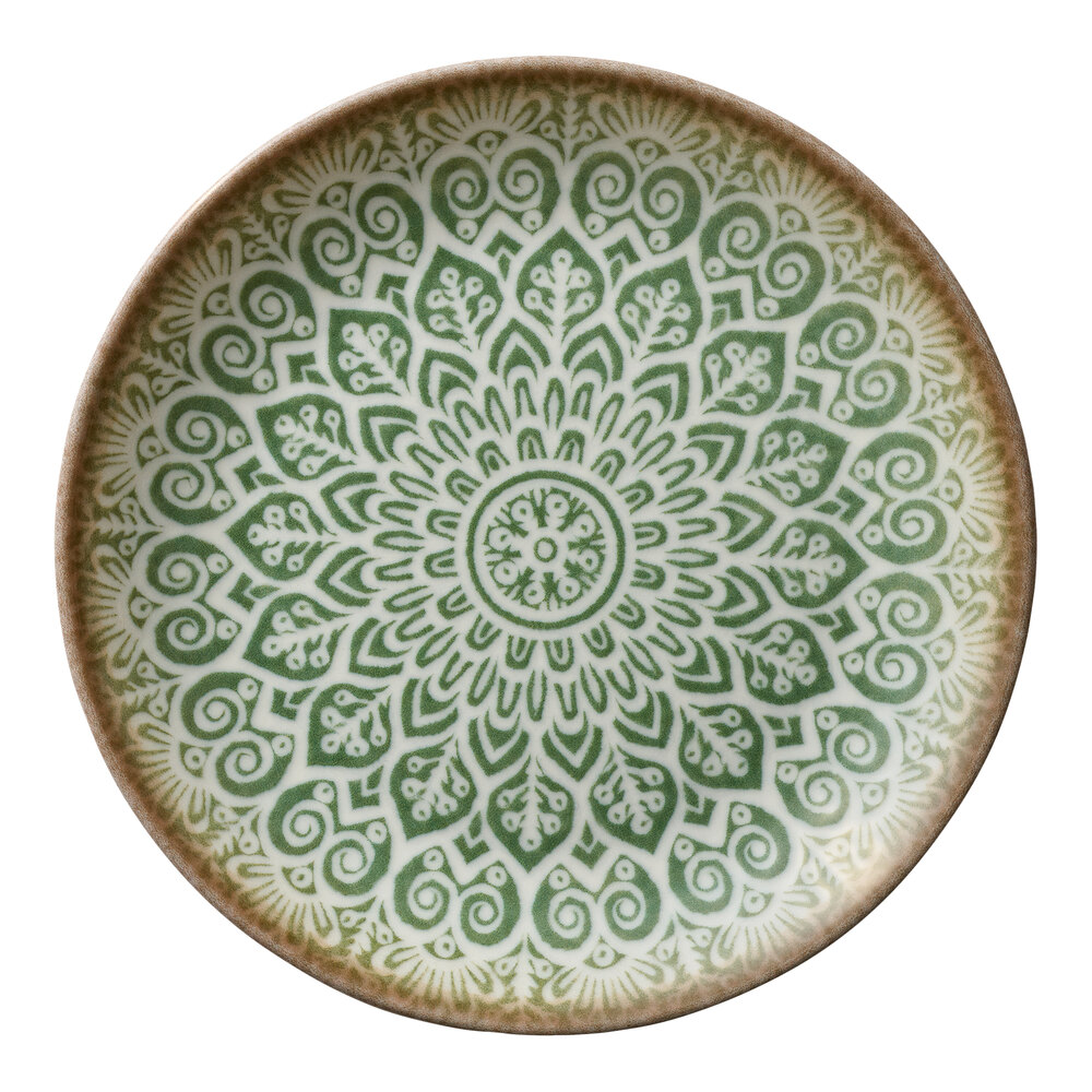 Heart & Soul Soulmate 8 1/4" Round Jade Porcelain Coupe Plate - 6/Case