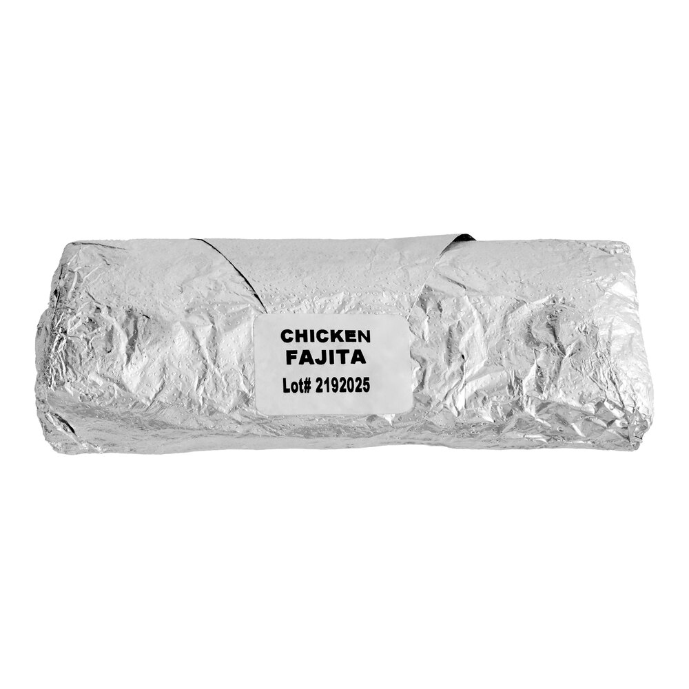 Tres Picosos Foil-Wrapped Chicken Fajita Burrito 8 oz. - 20/Case