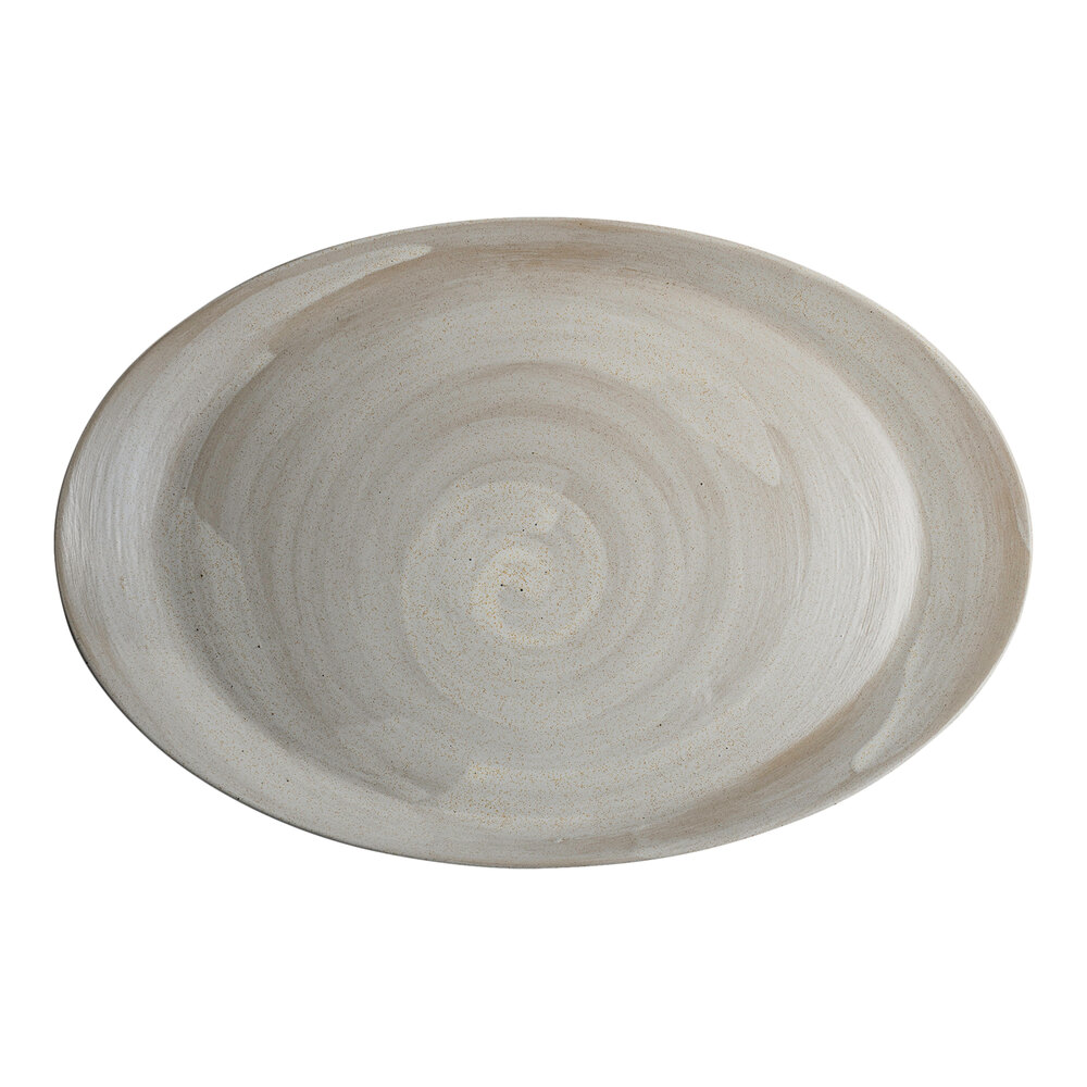 Maham Studio Carnaby from Steelite International 12" x 8" Oval Dove ...