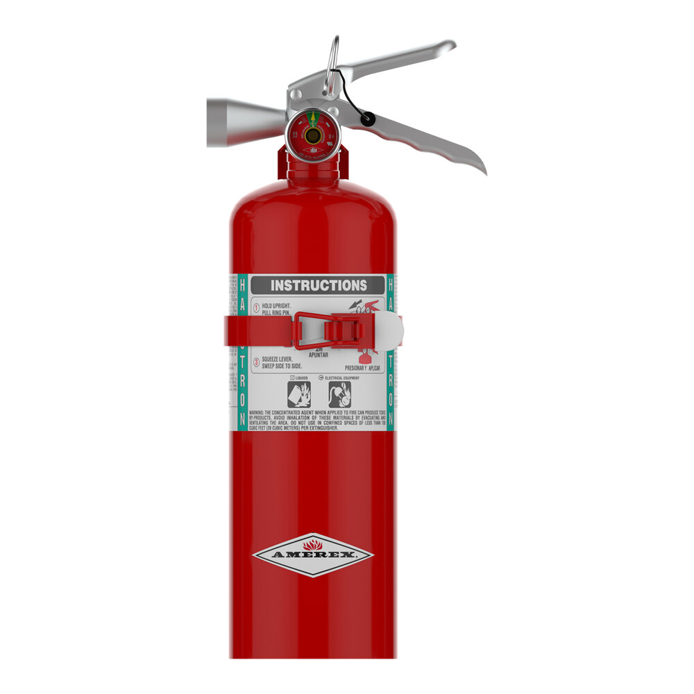 Amerex B386T Halotron I 5 lb. Fire Extinguisher with Nozzle 15271 - UL ...