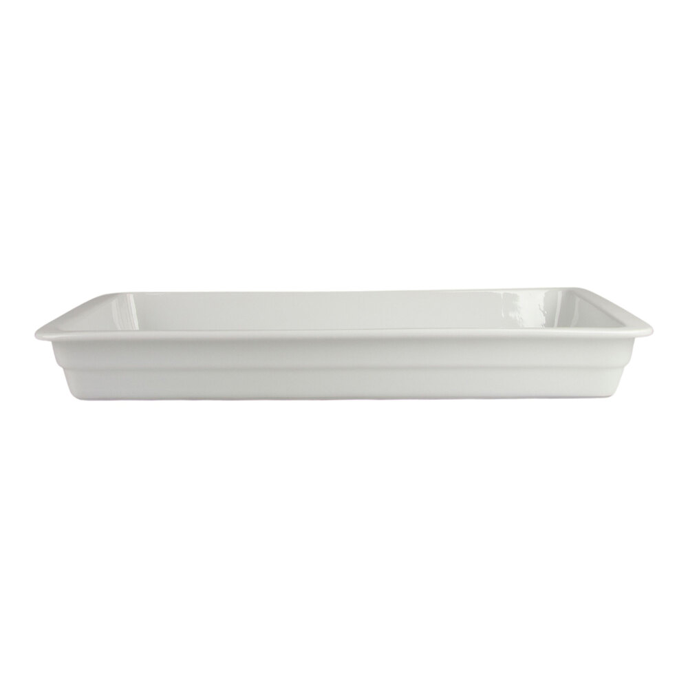 10 Strawberry Street Stella Full Size 2 1/2" Deep Rectangular White ...