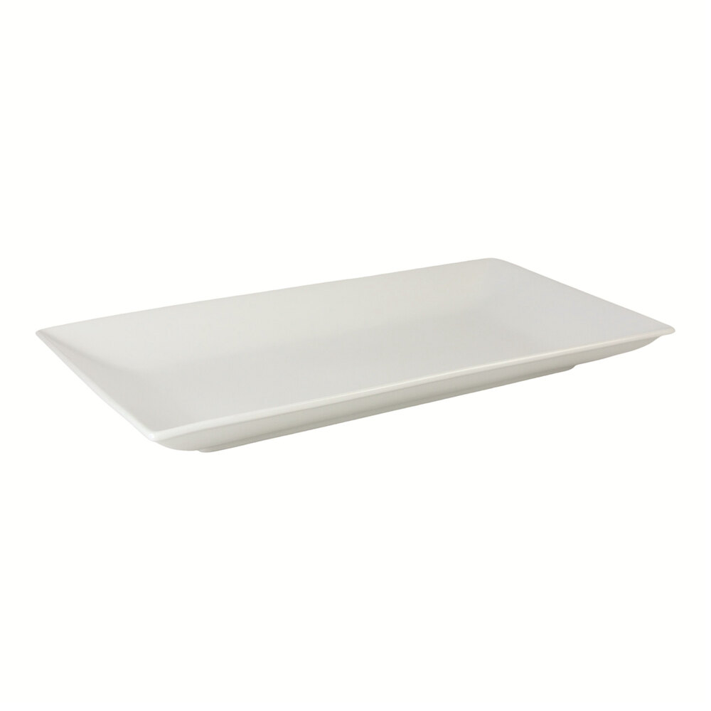 10 Strawberry Street Stella 19" x 10" Rectangular White Porcelain ...