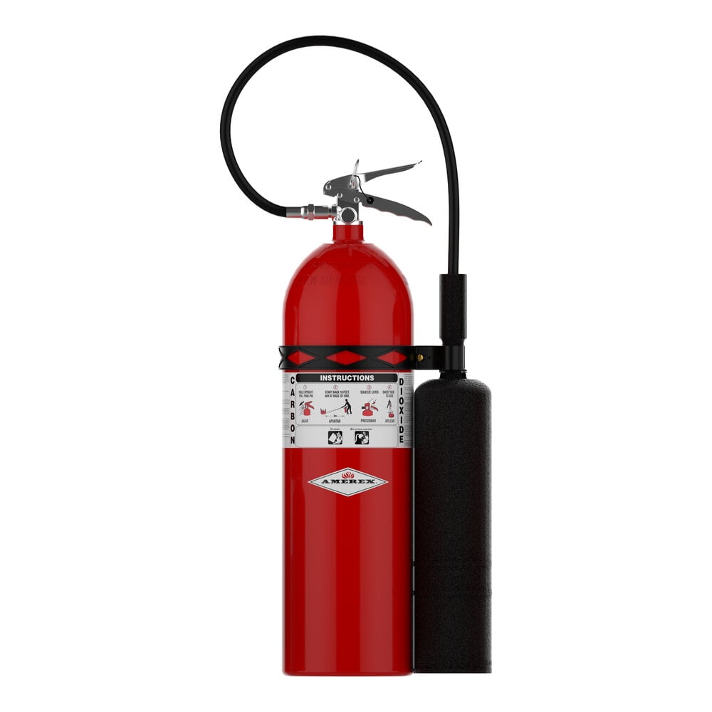 Amerex 331 15 lb. Carbon Dioxide BC Fire Extinguisher with Hose and ...