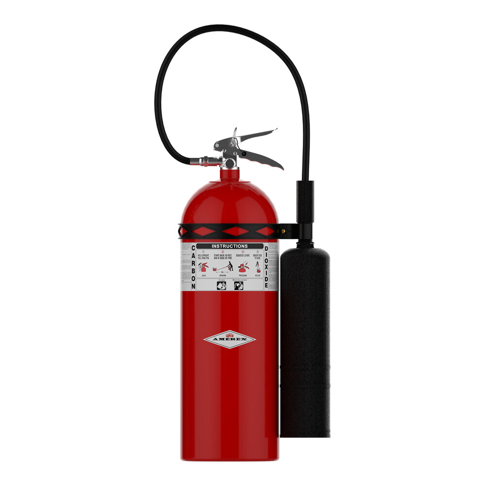 Amerex 332 20 lb. Carbon Dioxide BC Fire Extinguisher with Hose and ...