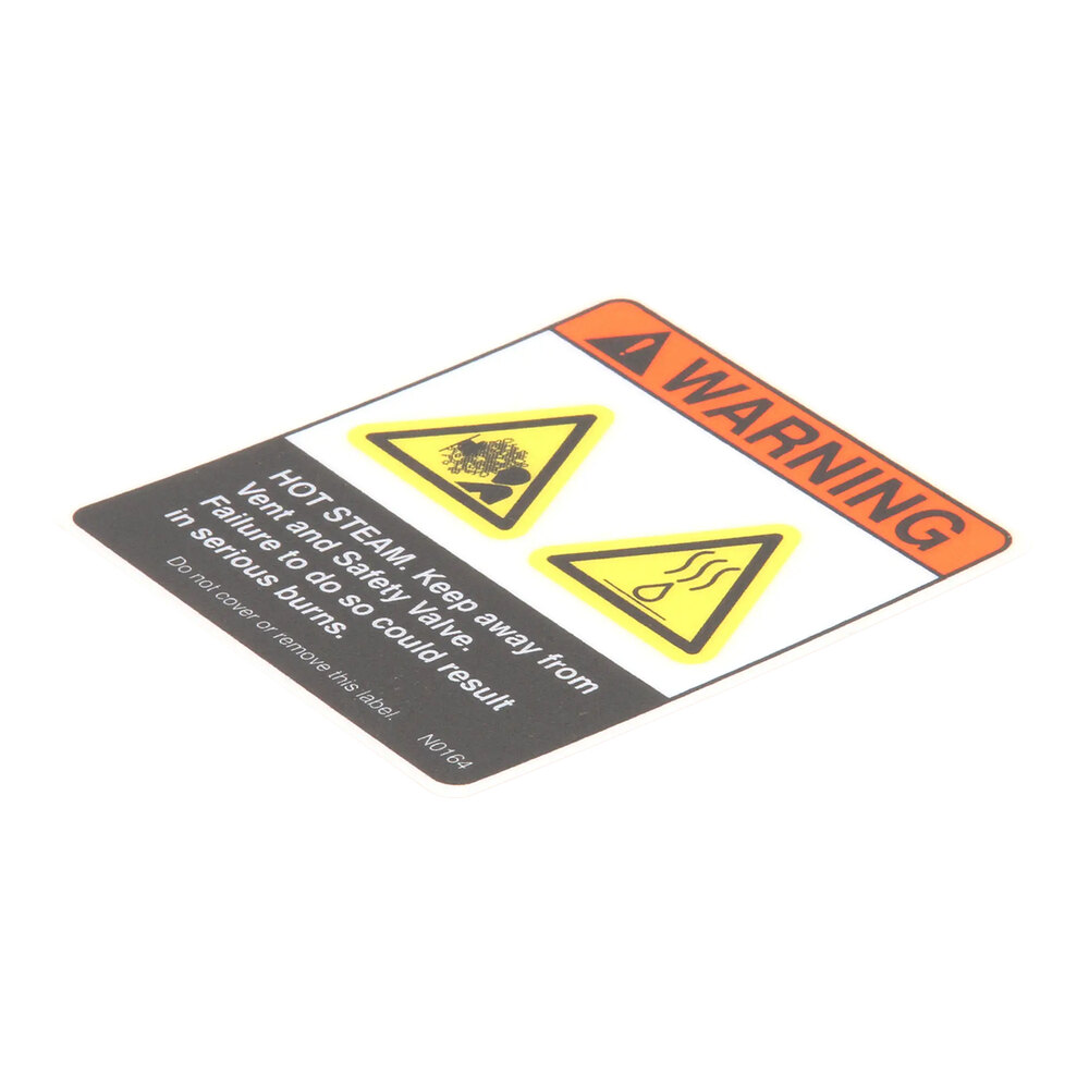 BKI N0164 Decal, Hot Steam Safety Valve