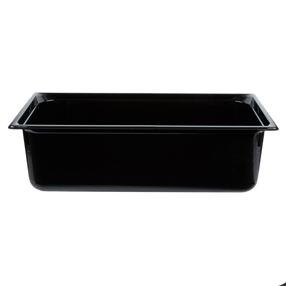 Vollrath 9006420 Super Pan® Full Size Black High Heat Plastic Food Pan ...