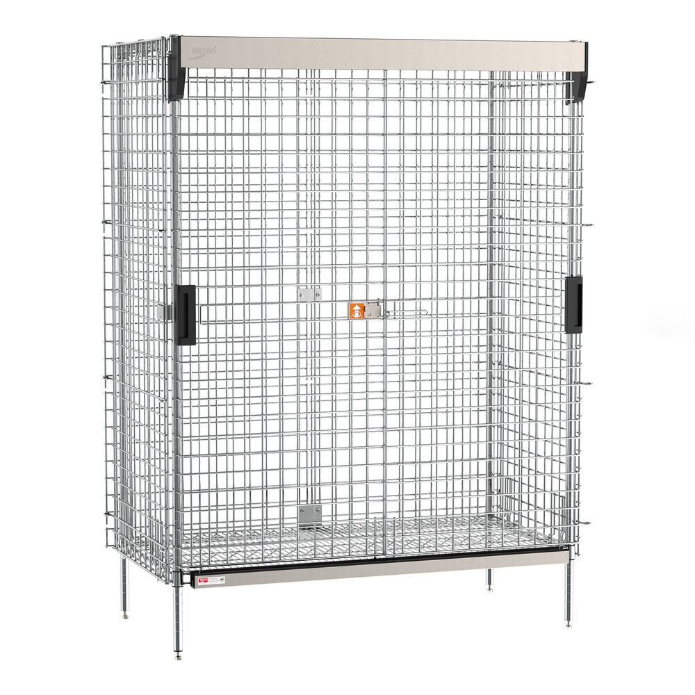 Metro SEC55C-SL Super Erecta 28 1/2" x 50 1/2" x 66 13/16" Chrome ...