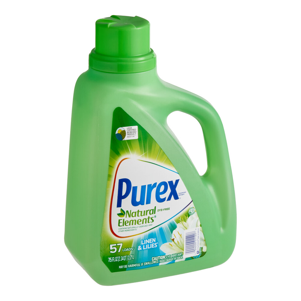Purex Natural Elements 75 oz. Linen & Lilies Liquid Laundry Detergent ...