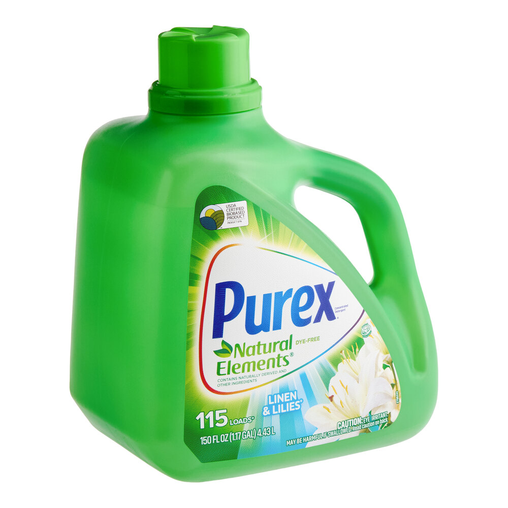 Purex Natural Elements 150 oz. Linen & Lilies Liquid Laundry Detergent ...