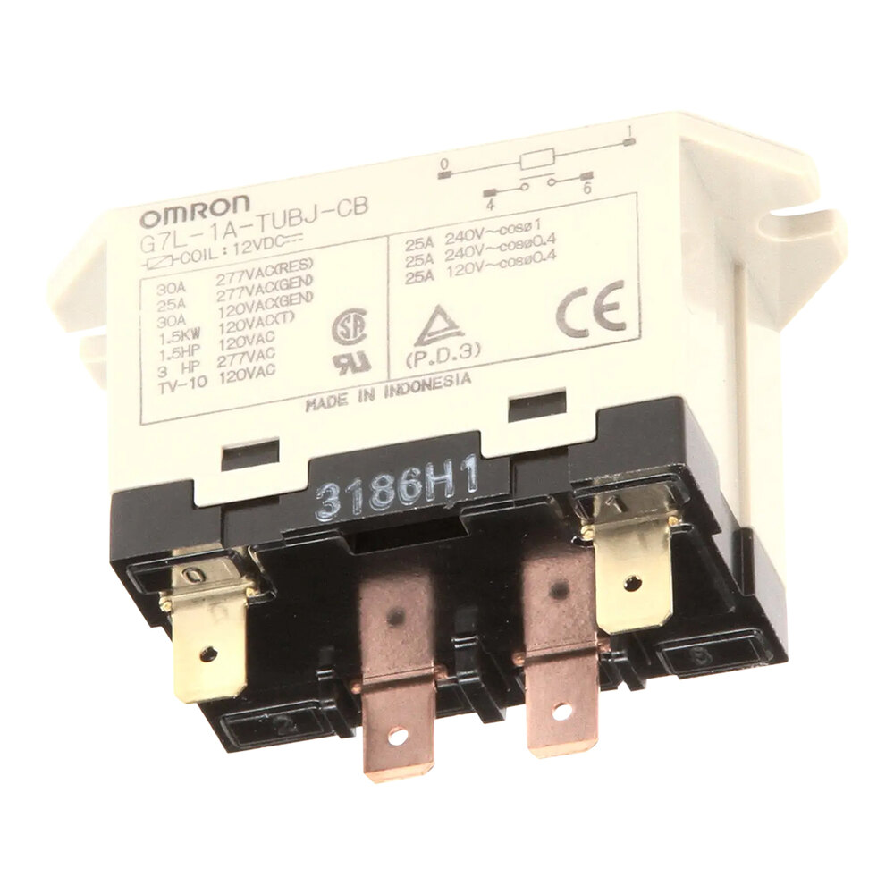 Bunn 37711.0003 Relay,Spst 12Vdc 30A 220Vac