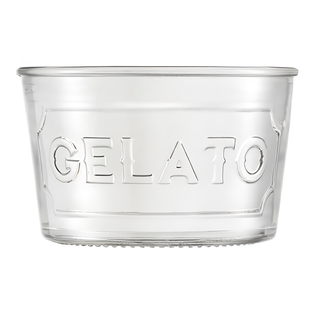 10 Strawberry Street Glass+ 7 oz. Glass Gelato Cup - 6/Case