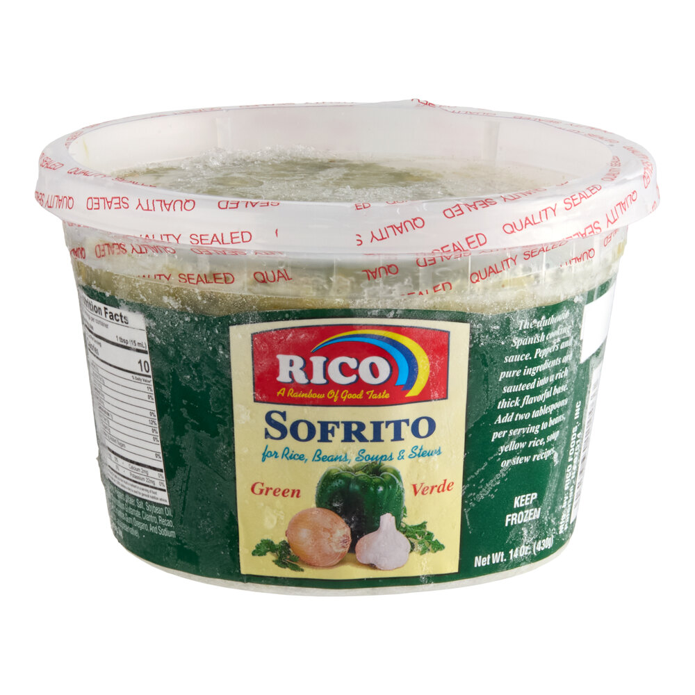 Rico Foods Sofrito Verde Cooking Sauce 14 oz. - 6/Case