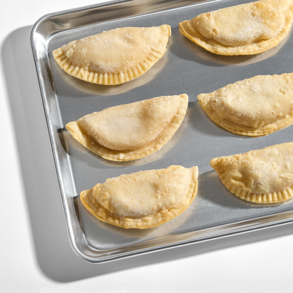 Rico Foods Mozzarella Cheese Flour Shell Empanada 4 oz. - 24/Case