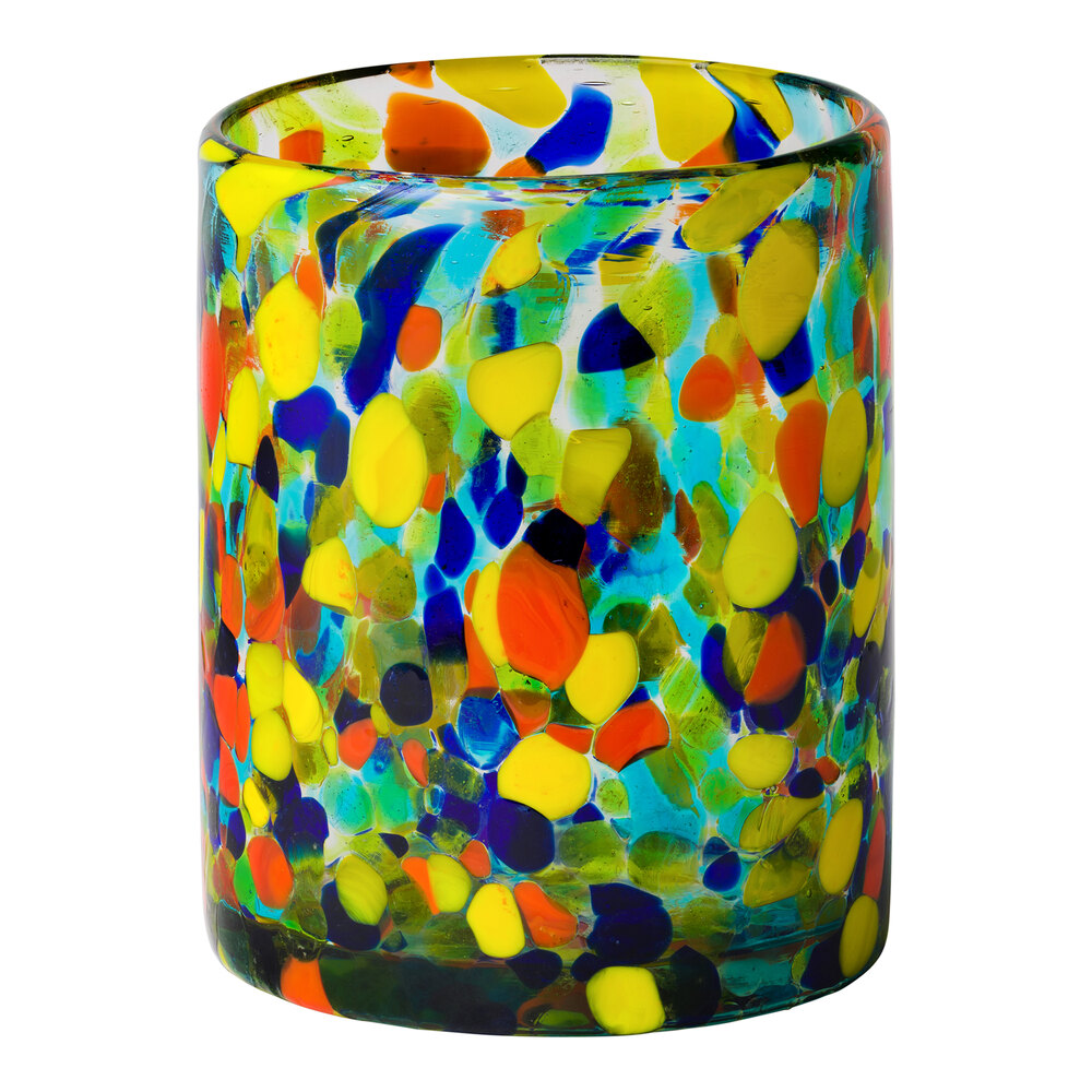 10 Strawberry Street Carnival Multicolored 12 oz. Rocks / Double Old ...