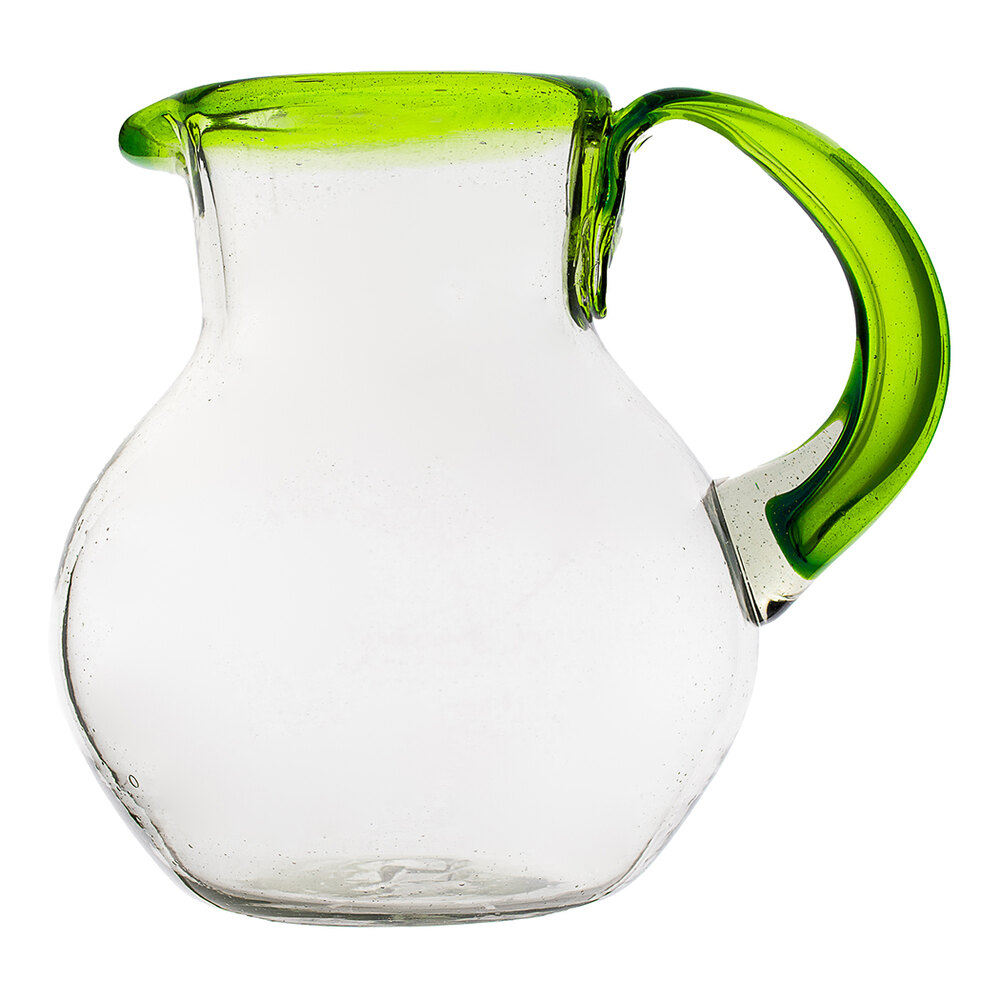 10 Strawberry Street Lime Rim 80 oz. Glass Pitcher