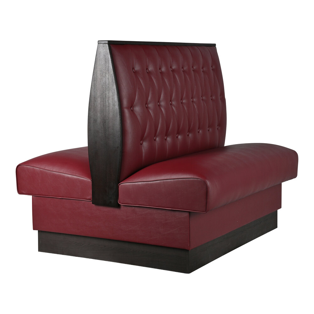 American Tables & Seating William 45 1/2" Long Red Upholstered Double ...