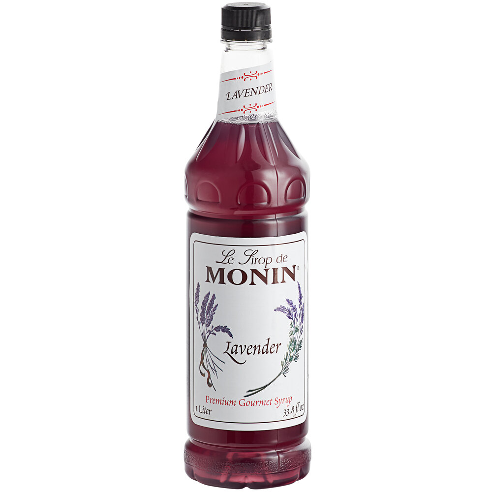 Monin Premium Lavender Flavoring Syrup 1 Liter - 2/Pack