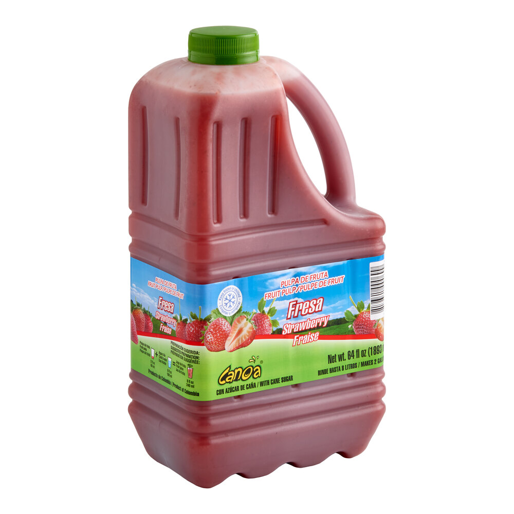 Canoa Fresa / Strawberry Puree 64 fl. oz. - 3/Case