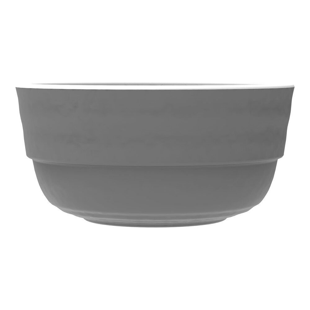 GET Roca Balance 3 oz. Round Gray Melamine Ramekin - 72/Case