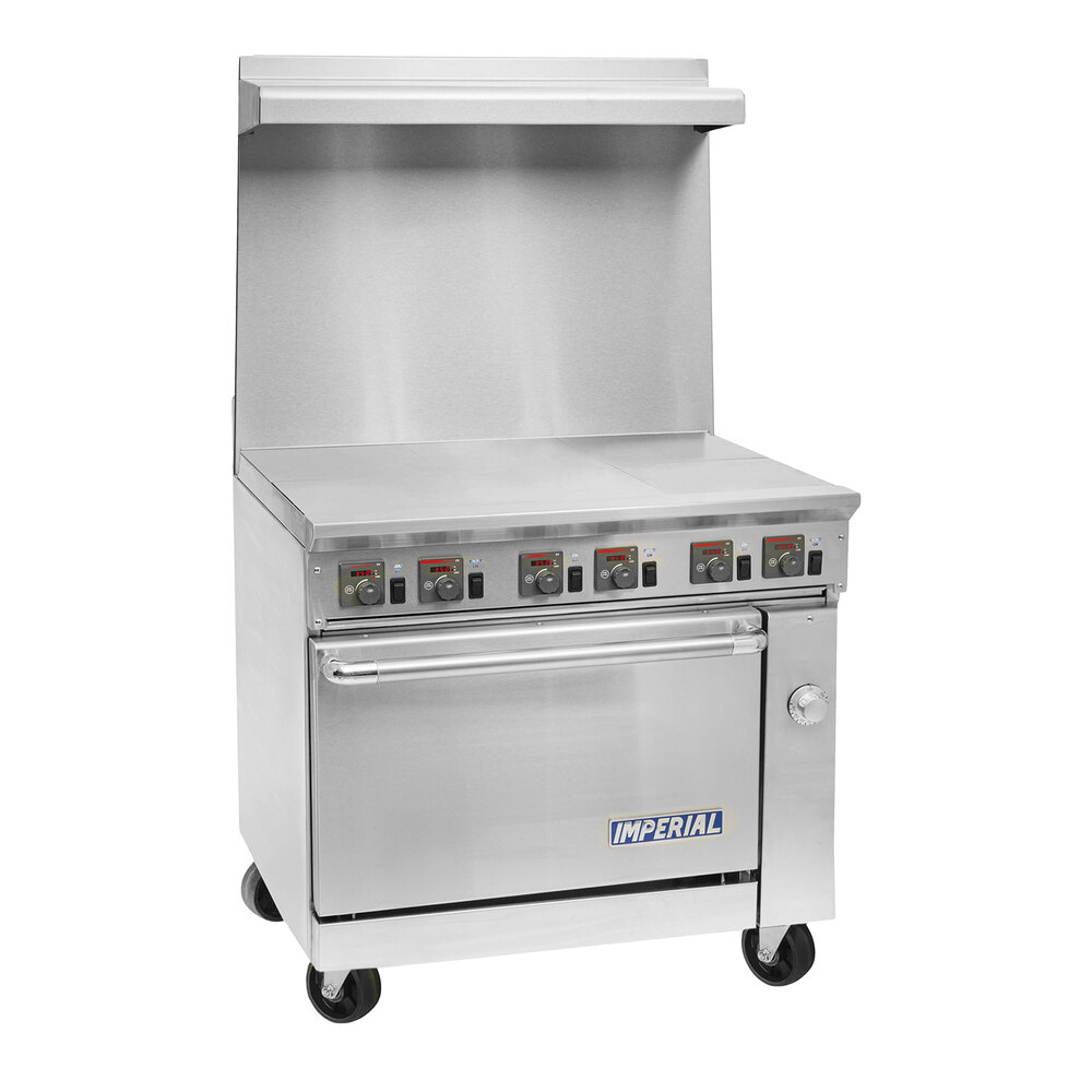 Imperial Range Pro Series IR-6-EW 36" Electric Range with 6 Wafer ...