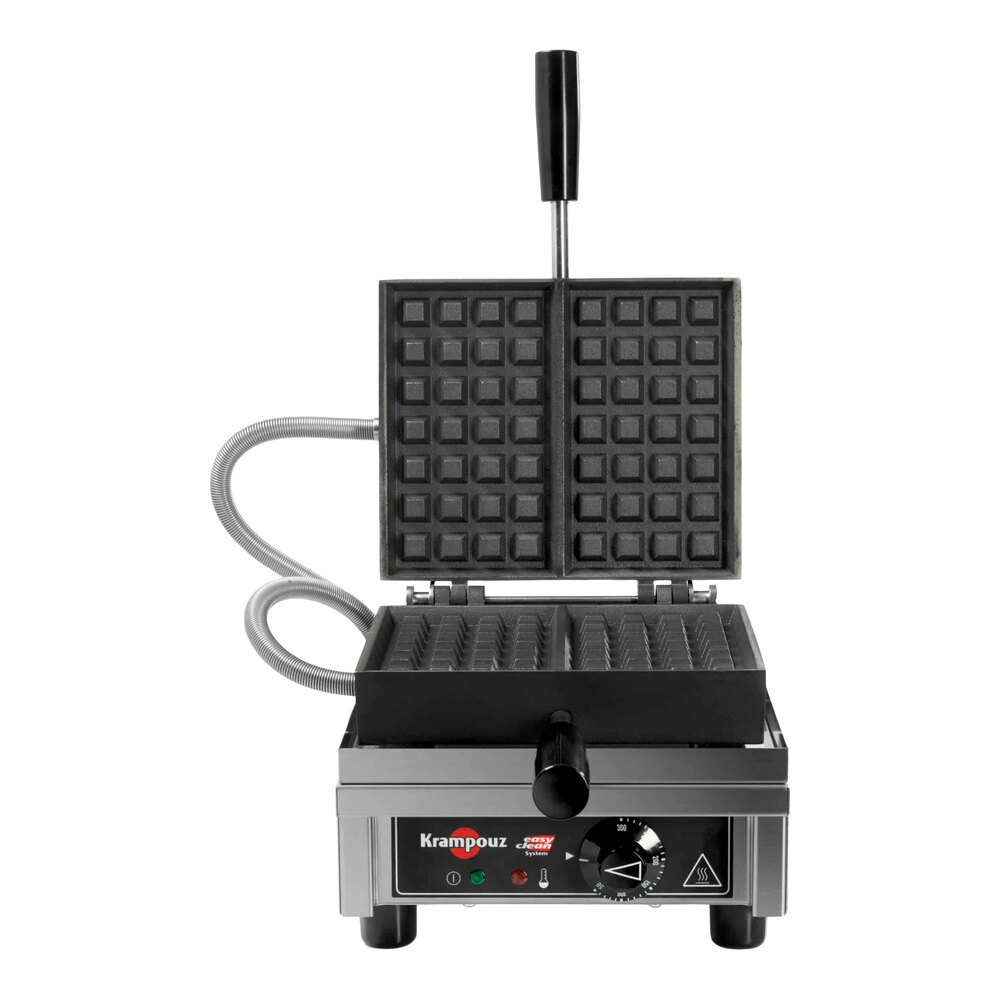Krampouz WECCHCAS 4" x 7" Liege Style Single Belgian Waffle Maker with ...