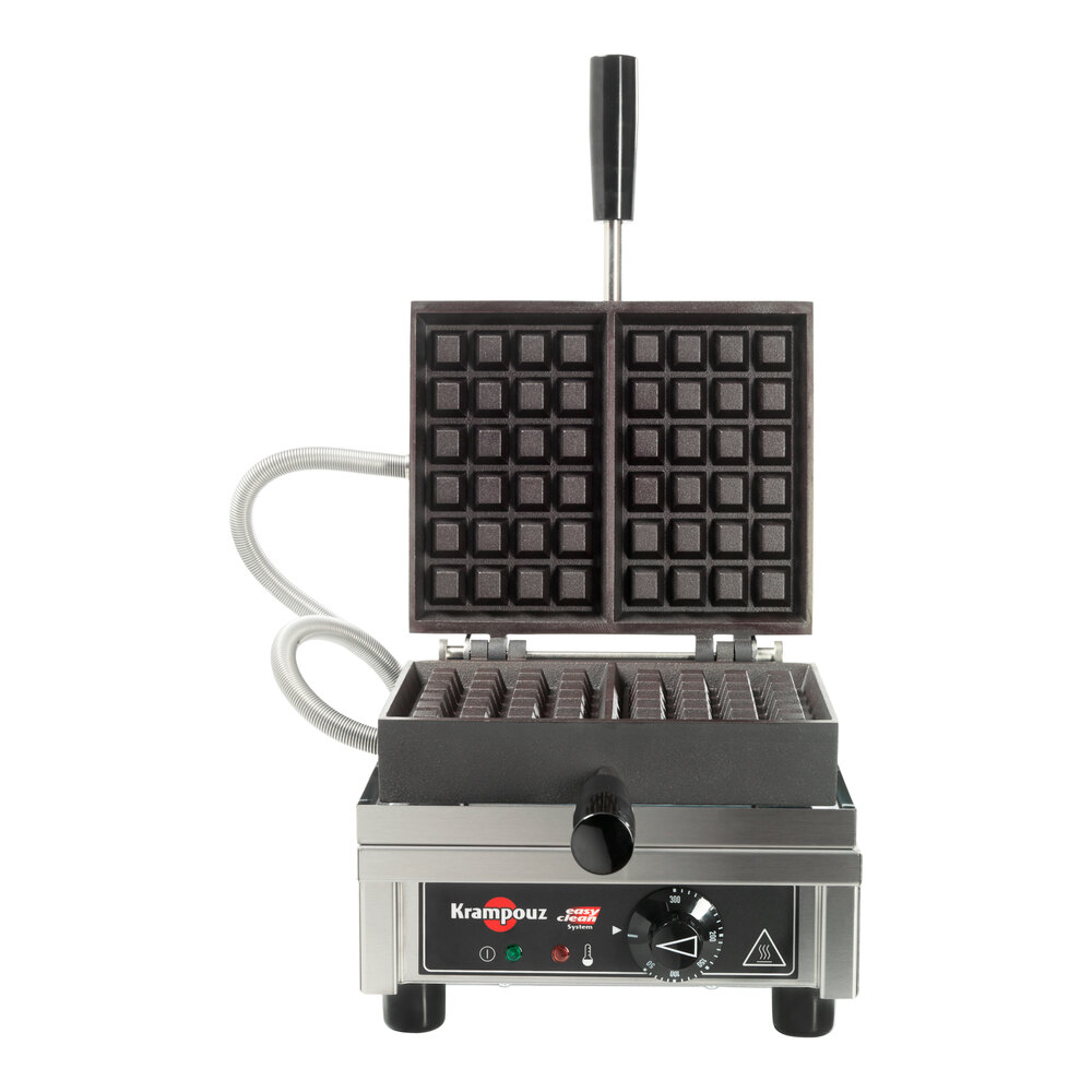 Krampouz WECCBCAS 4" x 6" Brussels Style Single Belgian Waffle Maker ...