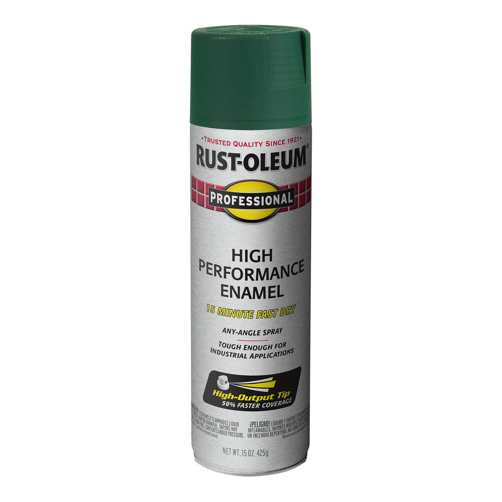 Rust-Oleum Professional 15 oz. Hunter Green High-Performance Protective ...