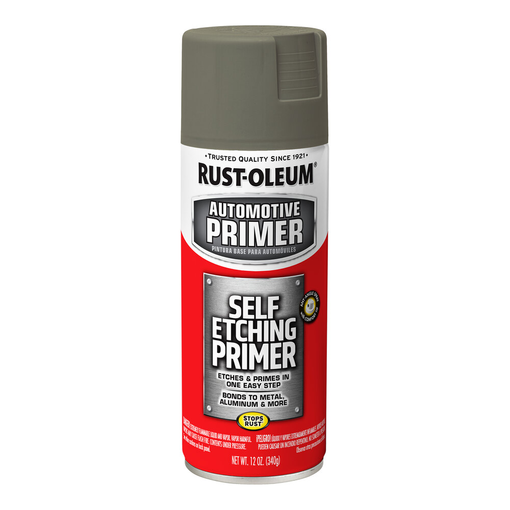 Rust-Oleum 12 oz. Dark Green Automotive Self-Etching Primer 249322 - 6/Case