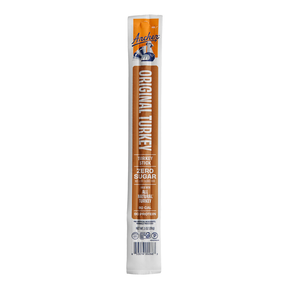 Archer Original Turkey Meat Stick 1 oz. - 108/Case