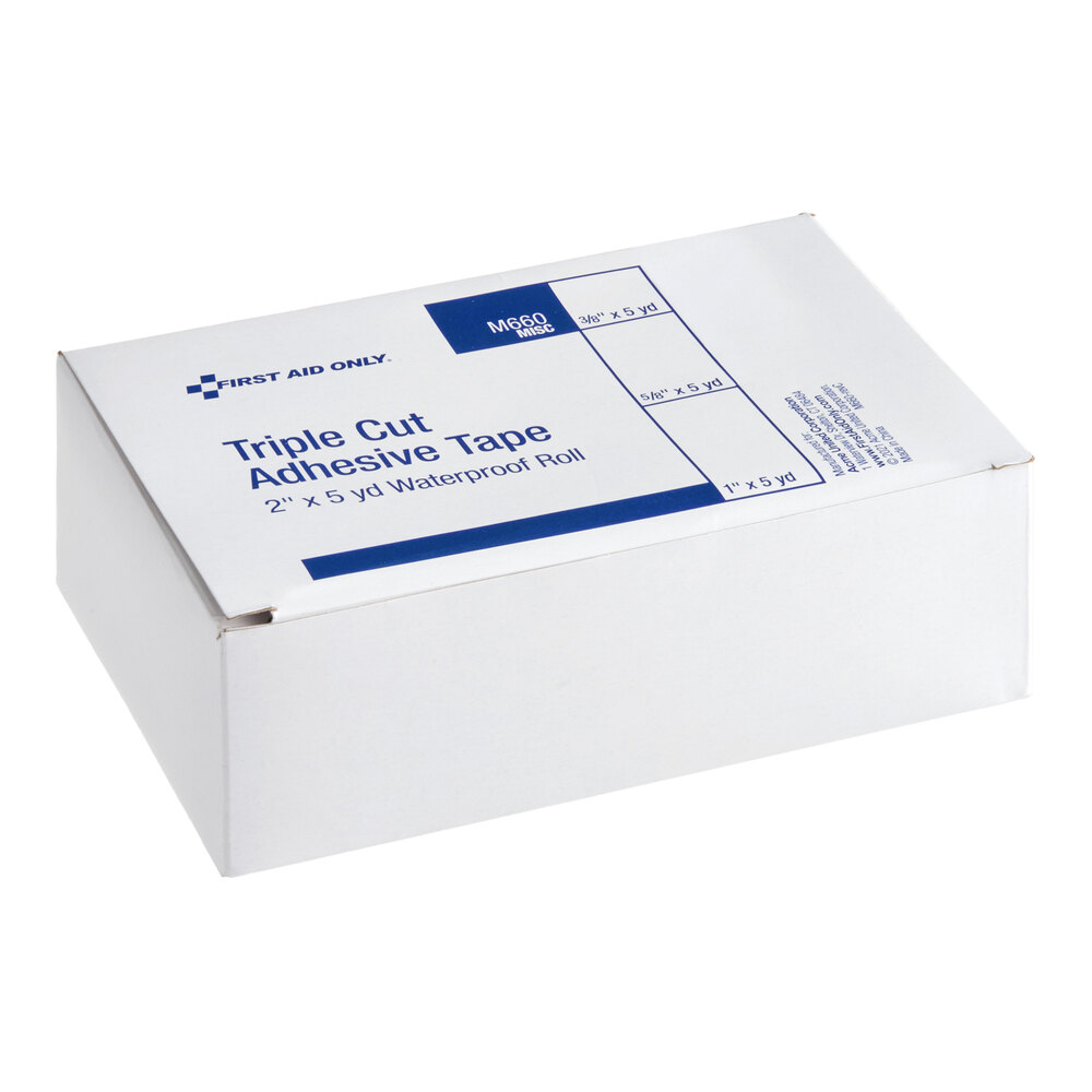 First Aid Only 90890 3/8"-1" x 5 Yard Triple-Cut Waterproof First Aid ...